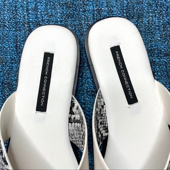 French Connection | Shoes | New French Connection Snake Print Slide ...
